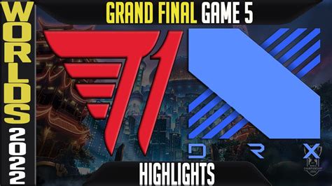 T1 Vs DRX Highlights Game 5 Worlds 2022 GRAND FINAL T1 Vs DRX G5