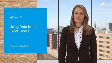 how to import data into power bi from excel tables youtube