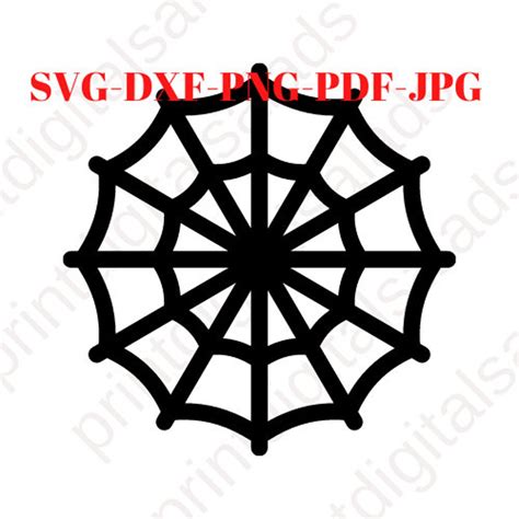 Spider Man Web SVG Spiderman Superhero Vector Cobweb Circut Silhouette