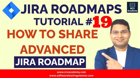 jira roadmap tutorial 19 how to share advanced jira roadmaps rcv academy