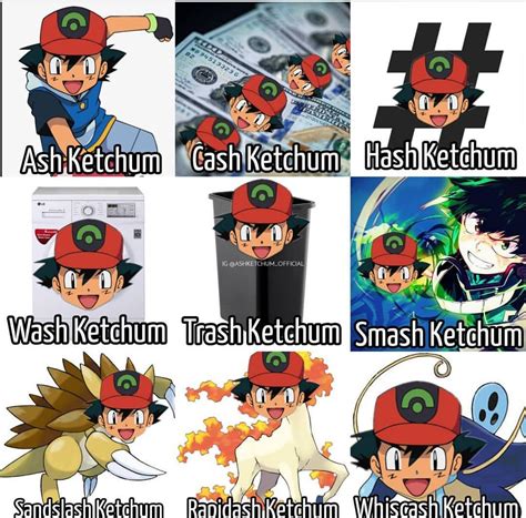 Ash Pokemon Team Pokemon Teams Ash Ketchum Cartoon Memes Logos The