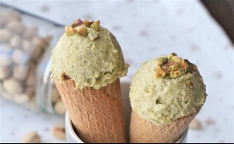 Receta De Helado Casero De Pistachos Hoy