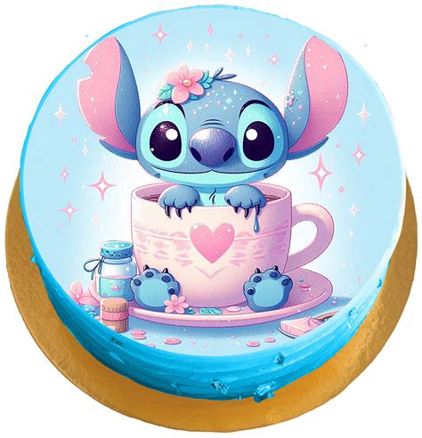 Wydruk Cukrowy Okr G Y Op Atek Na Tort Lilo I Stich Cm Wafers Premium