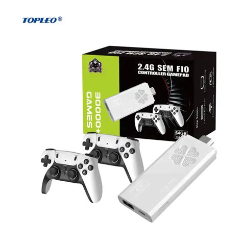 Topleo Arcade Mini Game Stick Machine Wireless Video Portable Handheld