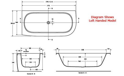 Bathtub Dimensions Standard Tub Size Bathtub Sizes