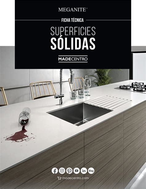 Ficha técnica superficies sólidas by Madecentro Colombia Issuu