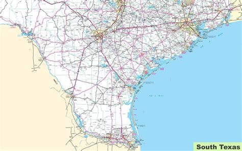 Map Of Texas Showing Cities And Towns Map