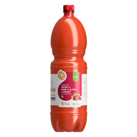 Sirop De C Tin Cu Miere De Albine Si Zmeura L Eu Sunt Sanatos