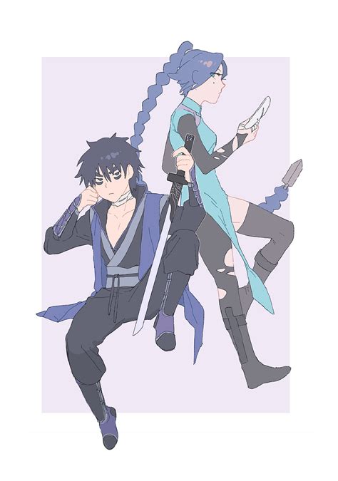 Seven And Thirteen Scissor Seven Drawn By Godzillapigeon1 Danbooru