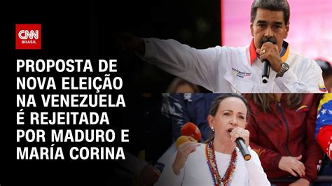 Proposta de nova eleição na Venezuela é rejeitada por Maduro e María