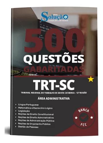 Apostila Caderno De Questões Gabaritadas Para Técnico Judiciário área