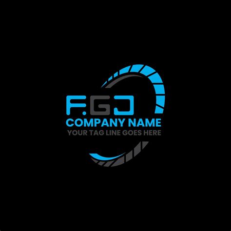 fgj letra logo creativo diseño con vector gráfico fgj sencillo y