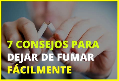 7 CONSEJOS PARA DEJAR DE FUMAR Escuela Evolución Consciente