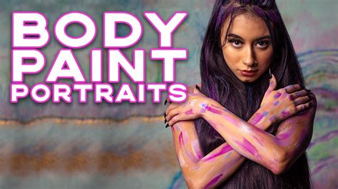 Epic Body Paint Portrait Pov Photoshoot Youtube