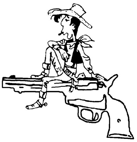 90 dessins de coloriage lucky luke à imprimer sur LaGuerche Page 6