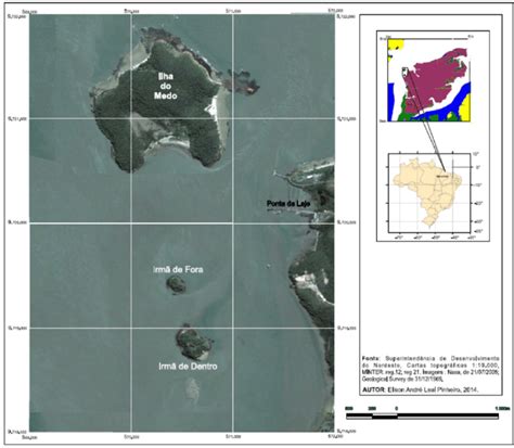 Mapa de localização da Ilha do Medo Download Scientific Diagram