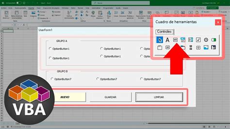 Uso Del Commandbutton Y Frame En Formularios Vba Excel