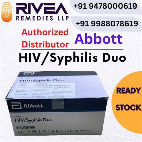 Abbott Bioline HIV Syphilis Duo At Rs 100 Piece Rapid Test Kit In