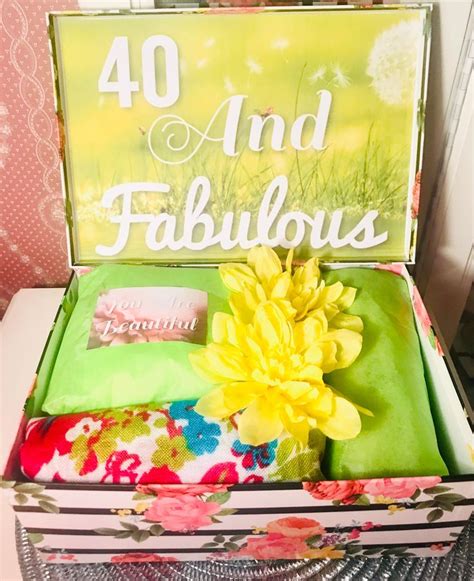 Celebrate Her 40th Birthday With A Special Gift Box