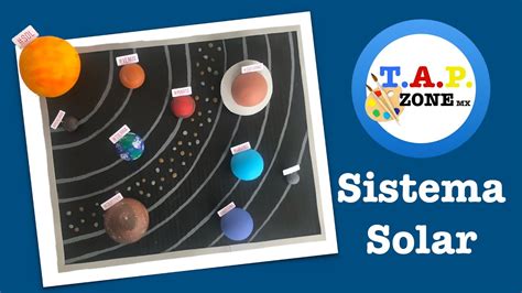 Como Hacer La Maqueta Del Sistema Solar DIY TAP ZONE Mx YouTube