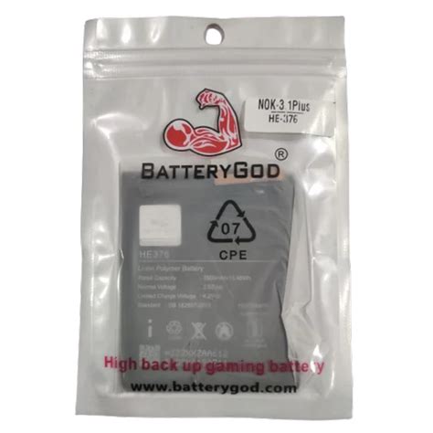 Batterygod Full Capacity Proper Mah Battery For Nokia Plus He