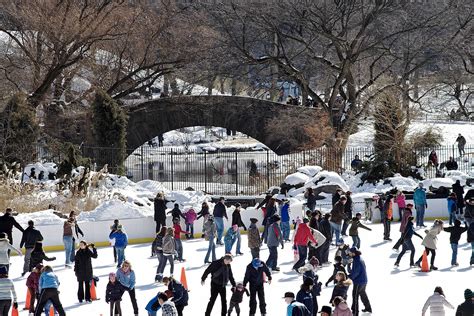 Wollman Rink New York City Park In New York Outdoor Ice Skating Ice