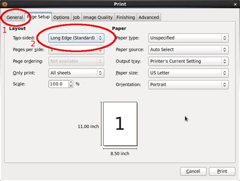 Duplex Printing To LW