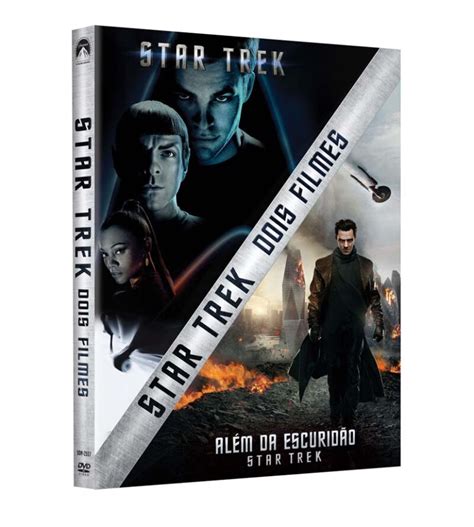 Dvd Pack Star Trek e Star Trek Além da Escuridão Into Darkness 2