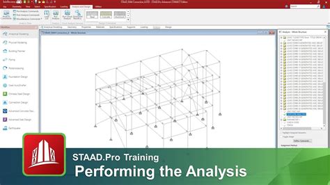 Preparing The Model For Connection Design In Staad Pro Youtube