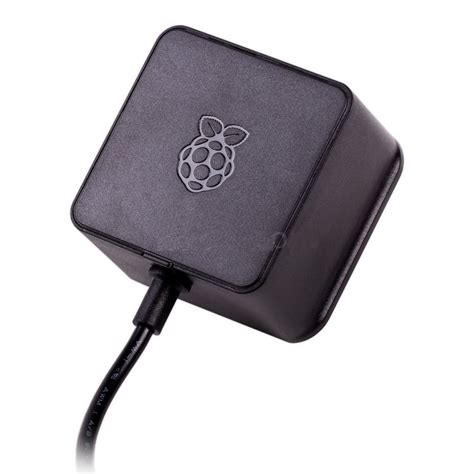 Official Raspberry Pi 15 3w Usb C Power Supply Black