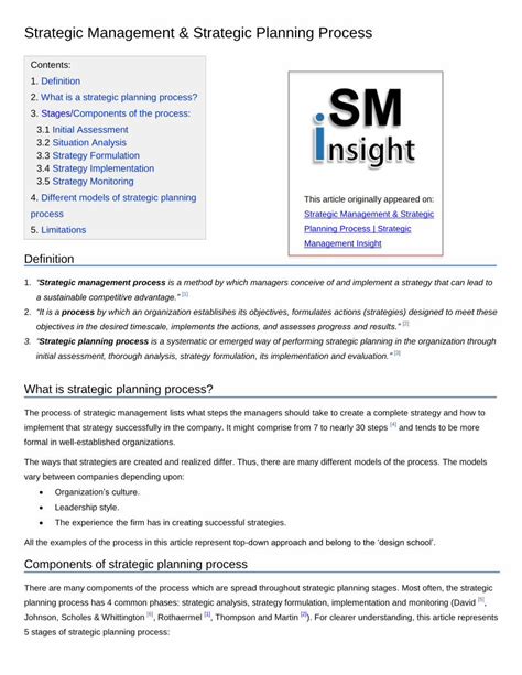 Pdf Strategic Management Process Pdf Dokumen Tips