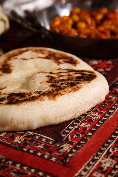 Easy Vegan Naan Bread Recipe Thinly Spread