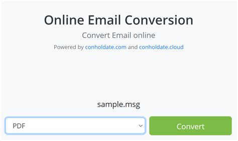 Convert Outlook Msg File To Pdf Online Free Converter