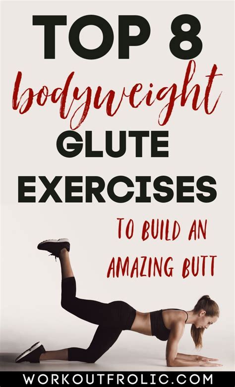 The 8 Best Bodyweight Glute Exercises To Start At Home Artofit