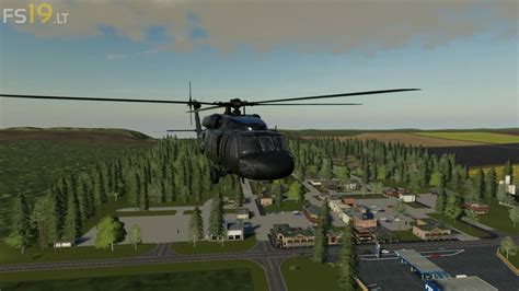 UH60 Black Hawk Helicopter 2 FS19 Mods Farming Simulator 19 Mods