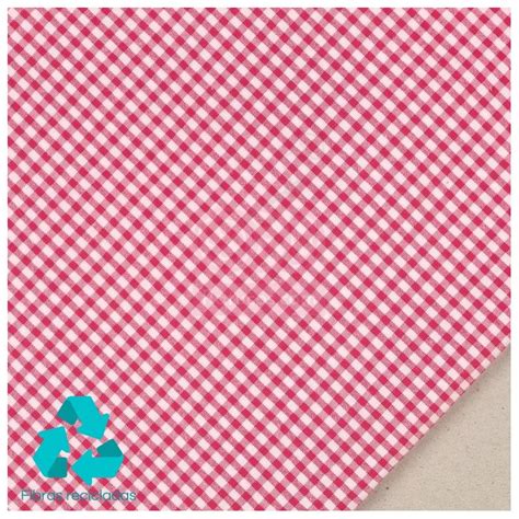 Tela Vichy Cm Fucsia Serie Seersucker