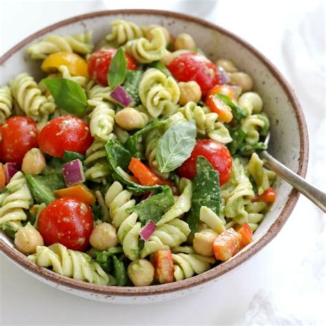 Pesto Pasta Salad In 30 Minutes Detoxinista