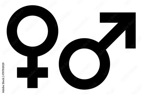 Symbole Homme Femme Stock Vector Adobe Stock