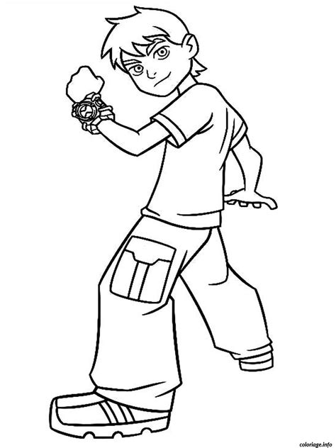 Coloriage Dessin Ben Jecolorie