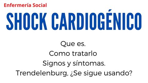 Shock cardiogénico Podcast YouTube