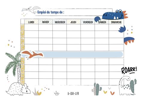 Tips Organisation Emplois Du Temps T L Charger Gratuitement