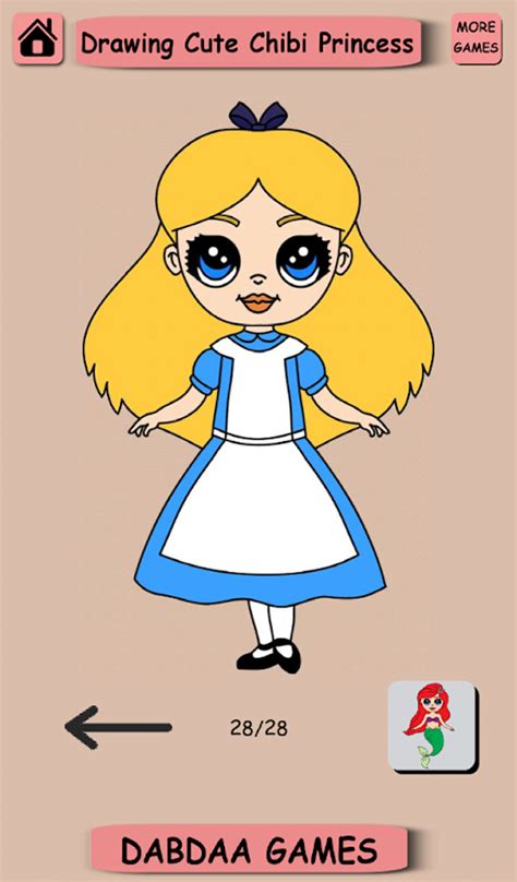Android 용 Drawing Cute Chibi Princess Easy Drawing Kawaii APK 다운로드