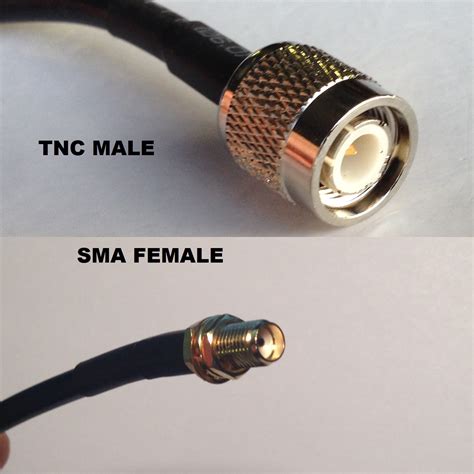 Rg Tnc Male To Sma Female Coaxial Rf Pigtail Cable Ships From Usa Ebay