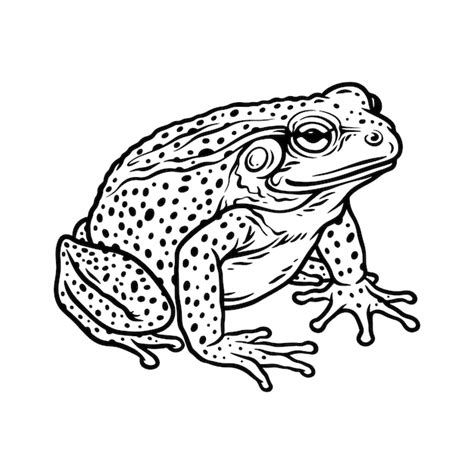 Premium Vector Frog Hand Drawn Illustration Vector