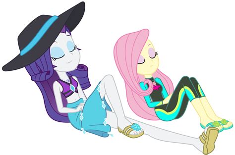 1764623 Safe Artist Sketchmcreations Fluttershy Rarity Aww
