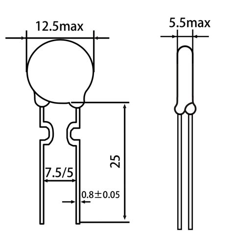 2 X NTC X439 Thermistor Einschaltstrom Begrenzer Current Limiter 3D 11
