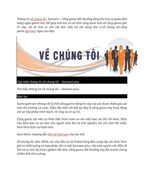 PPT Ve Chung Toi Cong Game Gemwin Uy Tin Hang Dau Hien Nay PowerPoint