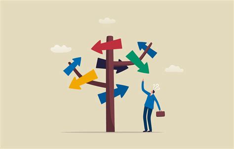 Business Decisions Or Future Paths Multiple Choices And Confusion