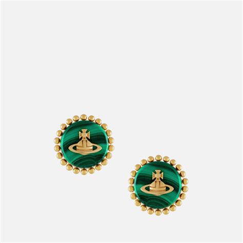 Vivienne Westwood Neyla Gold Tone Stud Earrings 免邮