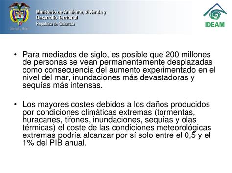 Ppt Mas All De Los Aspectos Meteorol Gicos Del Cambio Clim Tico